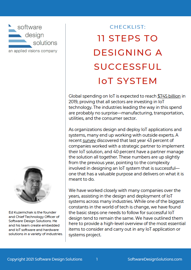 Designing a Successful IoT System - Team SDS